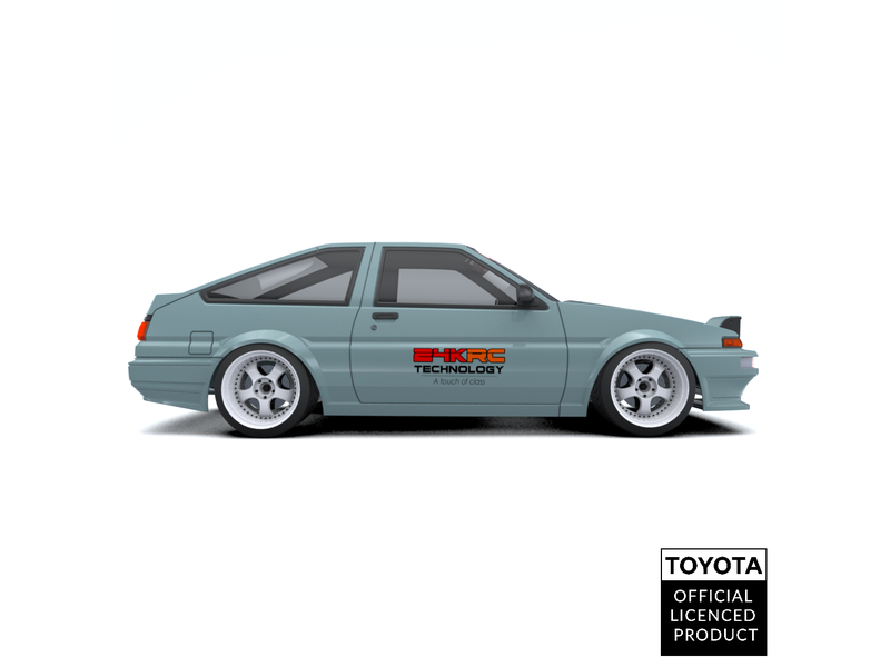 Rc Arlos - AF-AE86T - Toyota AE86 Trueno Clear Body - Drifted