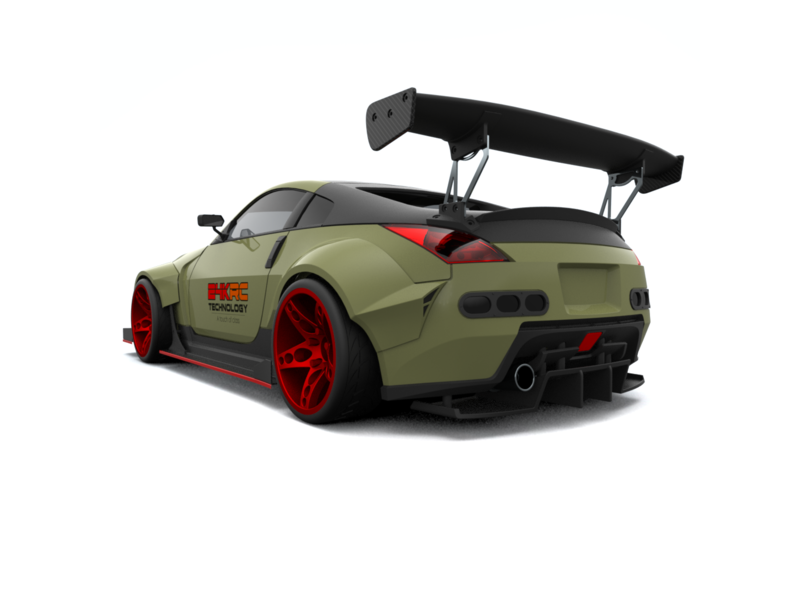 Rc Arlos - AF-BM350Z - Nissan 350Z Brian Mc. Clear Body - Drifted