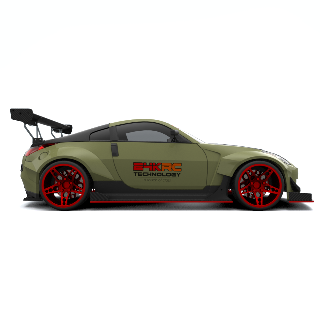 Rc Arlos - AF-BM350Z - Nissan 350Z Brian Mc. Clear Body - Drifted