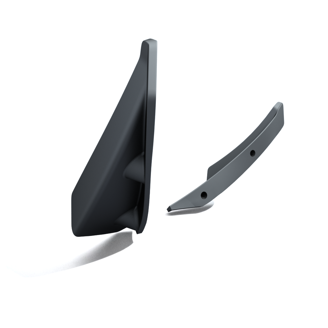Rc Arlos - AF-BM350ZFC - Front Canards for Nissan 350Z Brian Mc. - Drifted