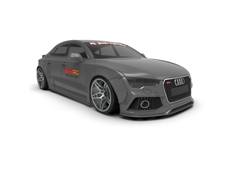 Rc Arlos - AF-LBWKRS7 - Liberty Walk Body Kit for Audi RS7 - Drifted