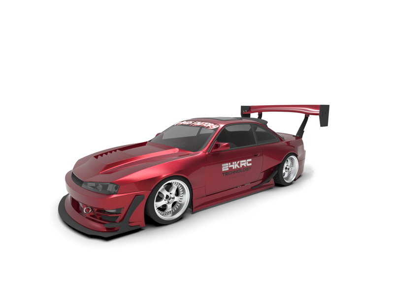 Rc Arlos - 24K0001 - 1/24 Nissan S14 Kouki Seiji Clear Body - Drifted