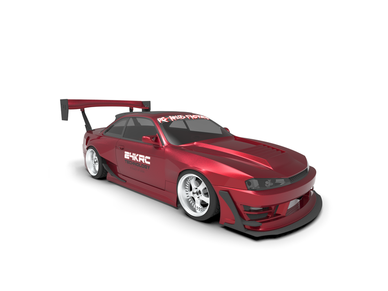 Rc Arlos - 24K0001 - 1/24 Nissan S14 Kouki Seiji Clear Body - Drifted