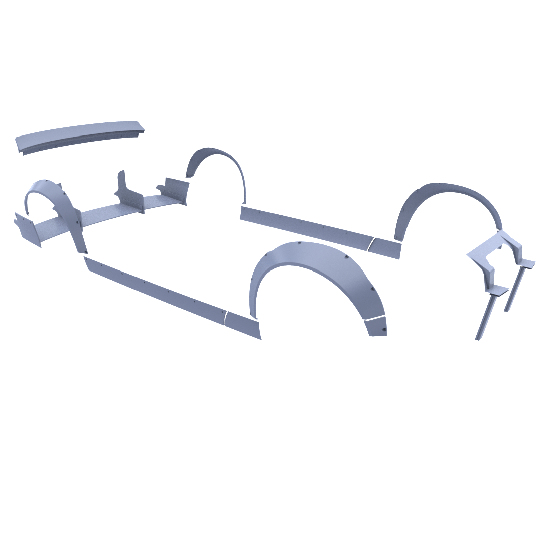 Rc Arlos - 24K8000 - Nissan 240sx S14 Boss V2 Rocket Bunny Clear Body ...