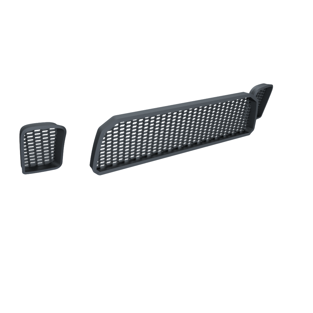 24K RC Technology - 24K5021 - Front Air Intakes for LBWK Wide Kit for ...
