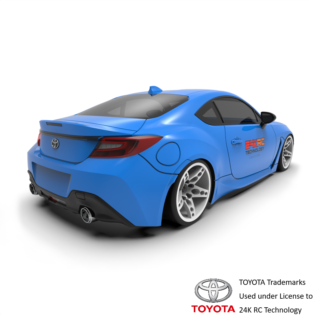 24K RC Technology - 24K5000 - Toyota GR86 Clear Body - Drifted