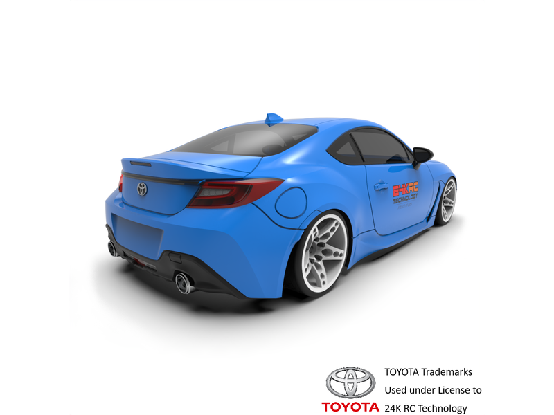 24K RC Technology - 24K5000 - Toyota GR86 Clear Body - Drifted