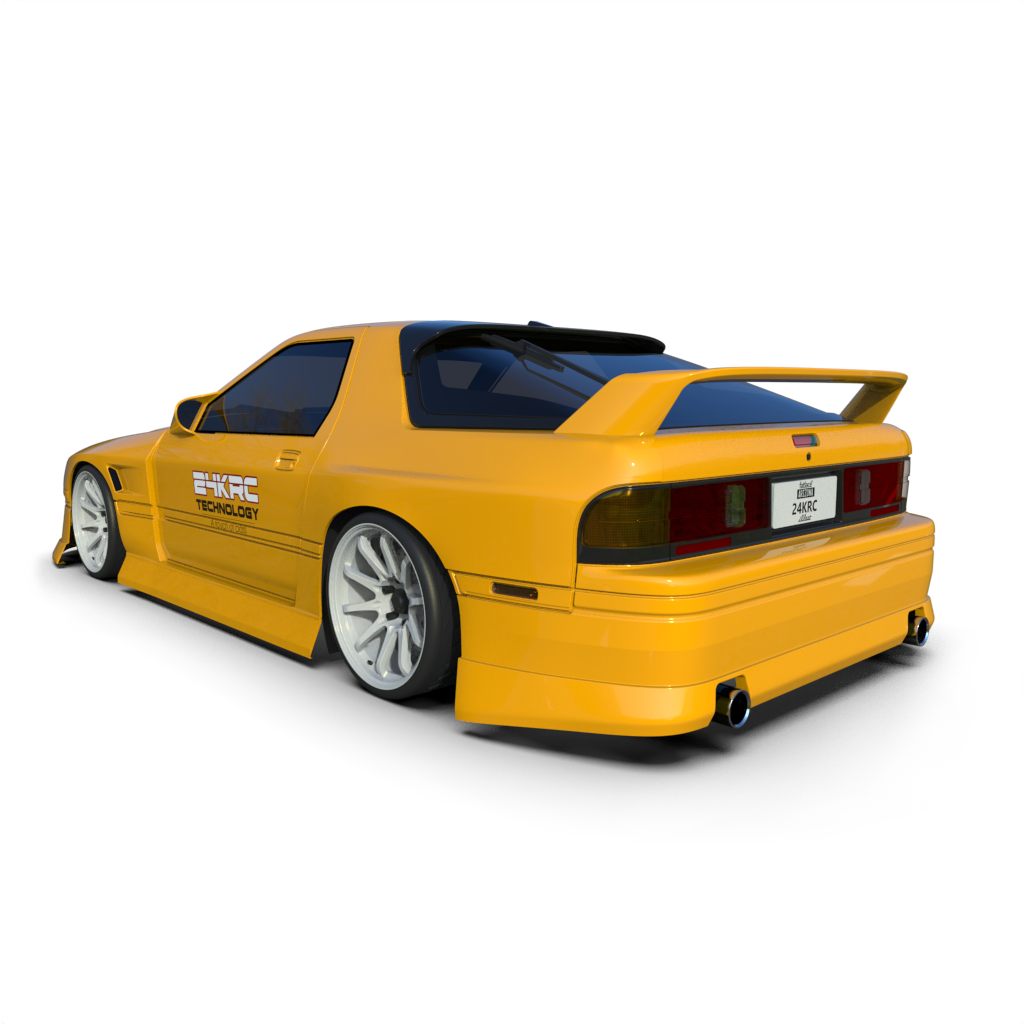 Rc Arlos - 24K2009 - Rear Spoiler for Mazda RX-7 FC BN Sports - Drifted
