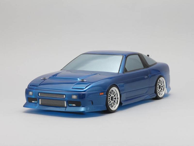 Yokomo - SD-180BS - Drift Body Nissan 180SX - Street Version - Drifted