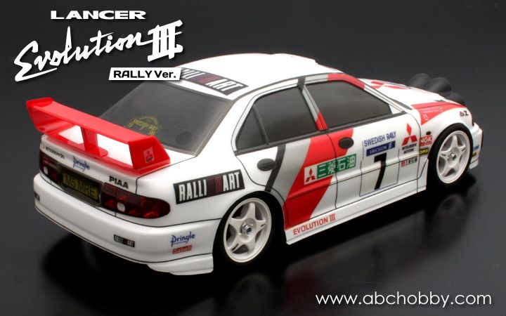 ABC Hobby - 66148 - Mitsubishi Lancer (Evolution III WRC Rally version ...
