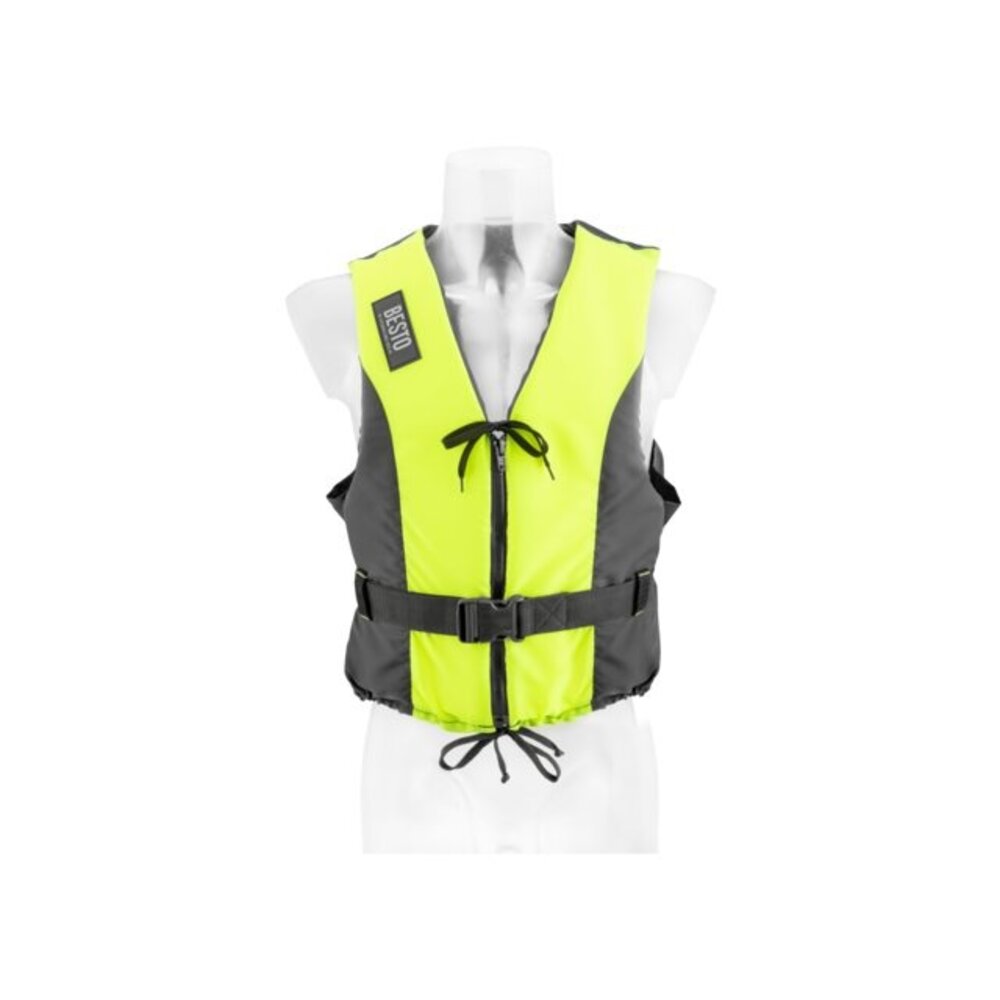 Besto dinghy Zipper zwemvest geel/zwart - Kopen? Bestel Hier Online