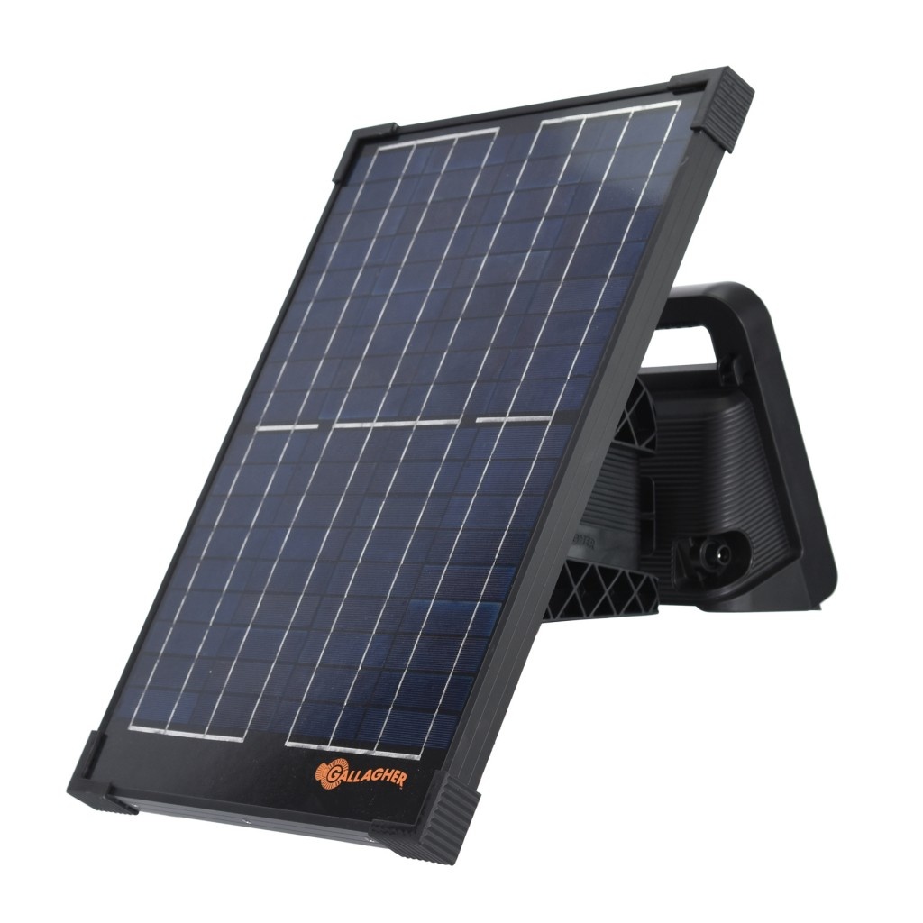 Gallagher 20W Solarpanel + Mounting Bracket + Connection material