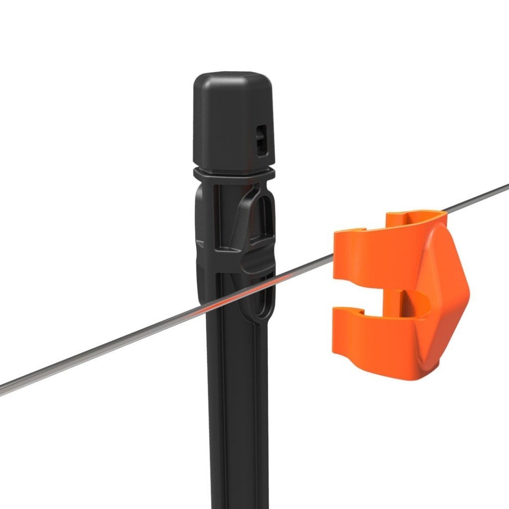 20x Gallagher Wire Clip Insulator for Line Post - Electric Fence Online