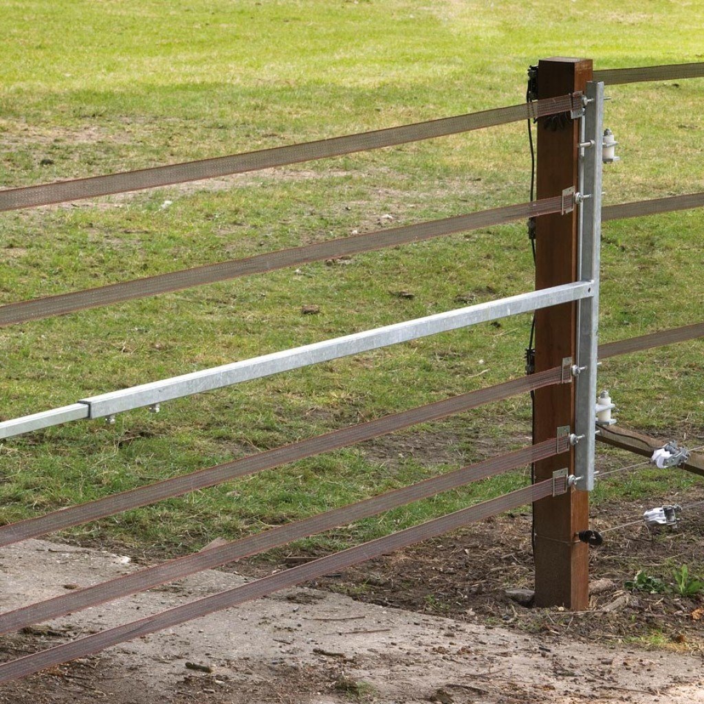 Gallagher Electrified Steel Gate - 2.5 m to 4.5 m - Electric Fence Online