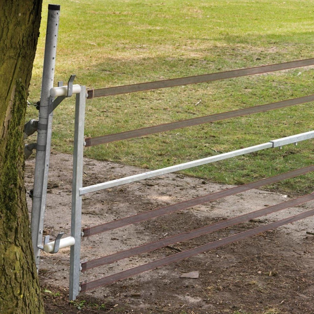 Gallagher Electrified Steel Gate - 2.5 m to 4.5 m - Electric Fence Online