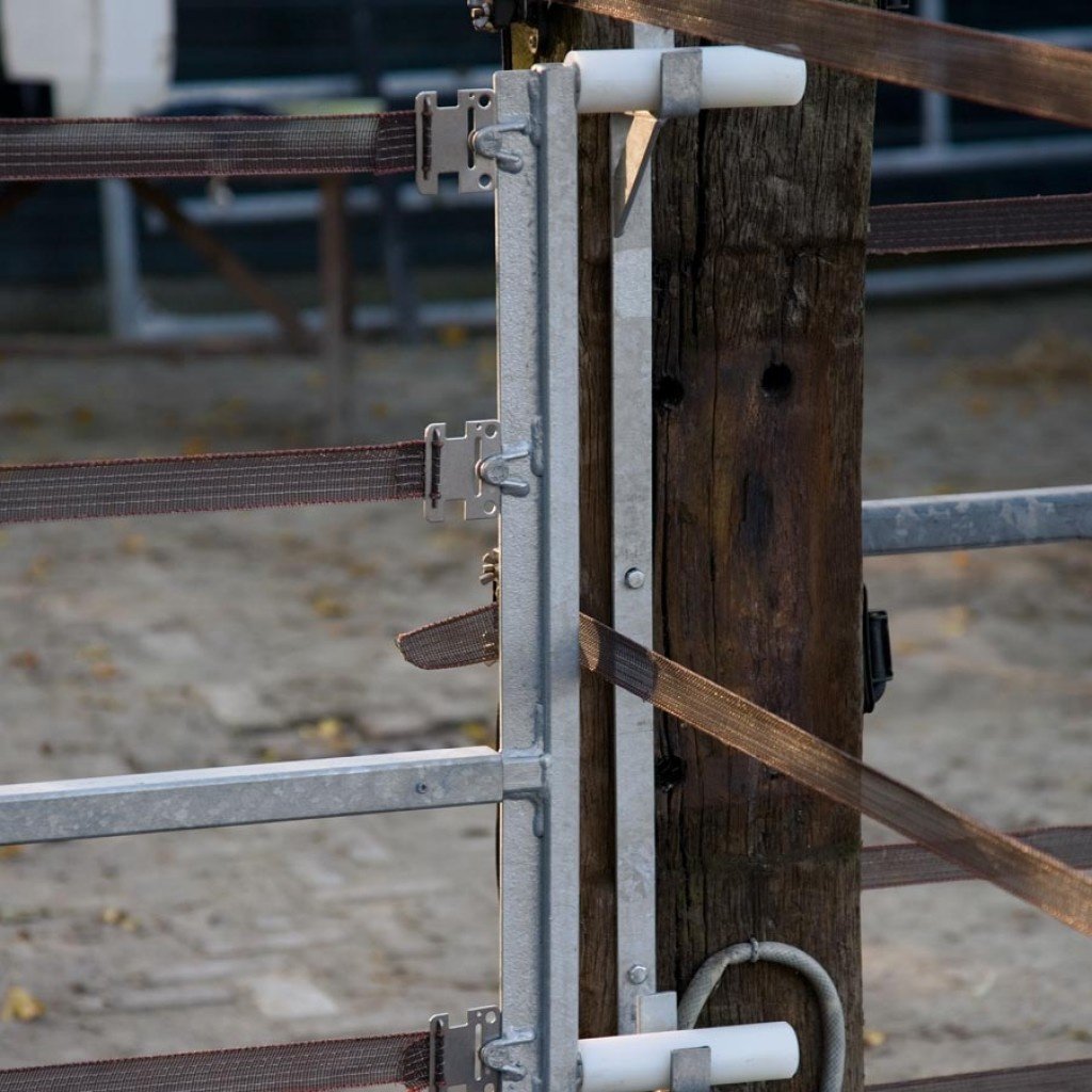 Gallagher Electrified Steel Gate - 2.5 m to 4.5 m - Electric Fence Online