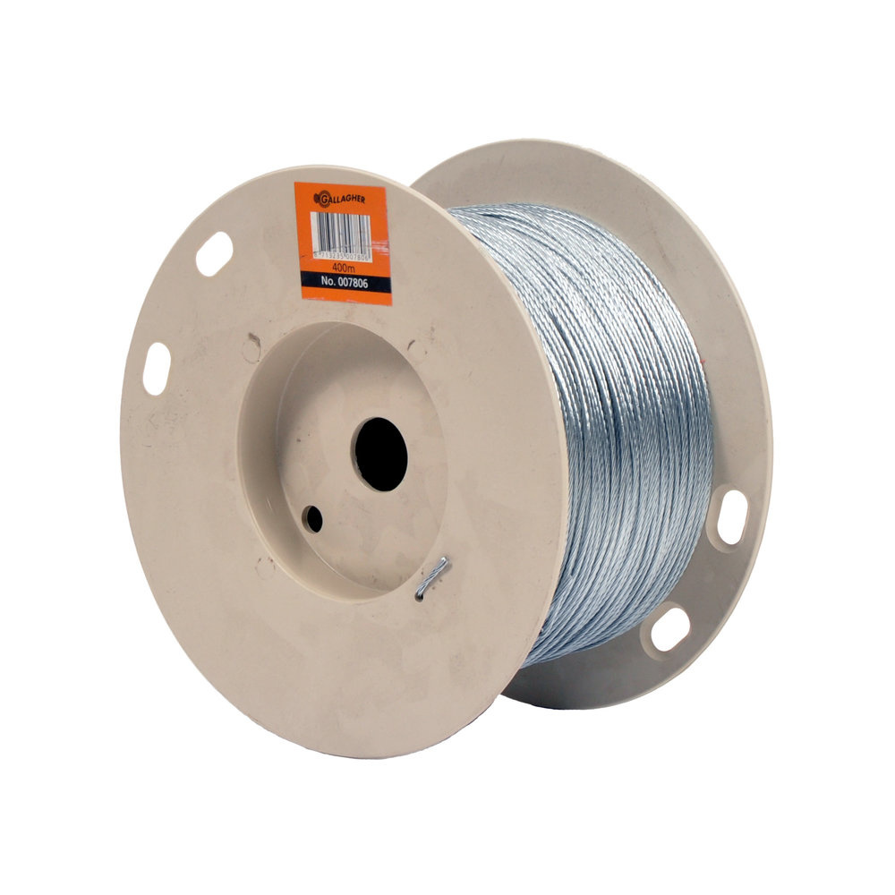 Gallagher Stranded Electric Fence Wire 400 m / 2.0 mm