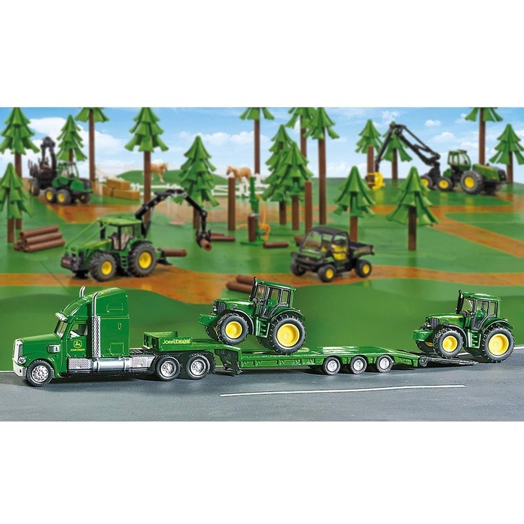 Siku Low loader with John Deere tractors 1:87 - Electric Fence Online
