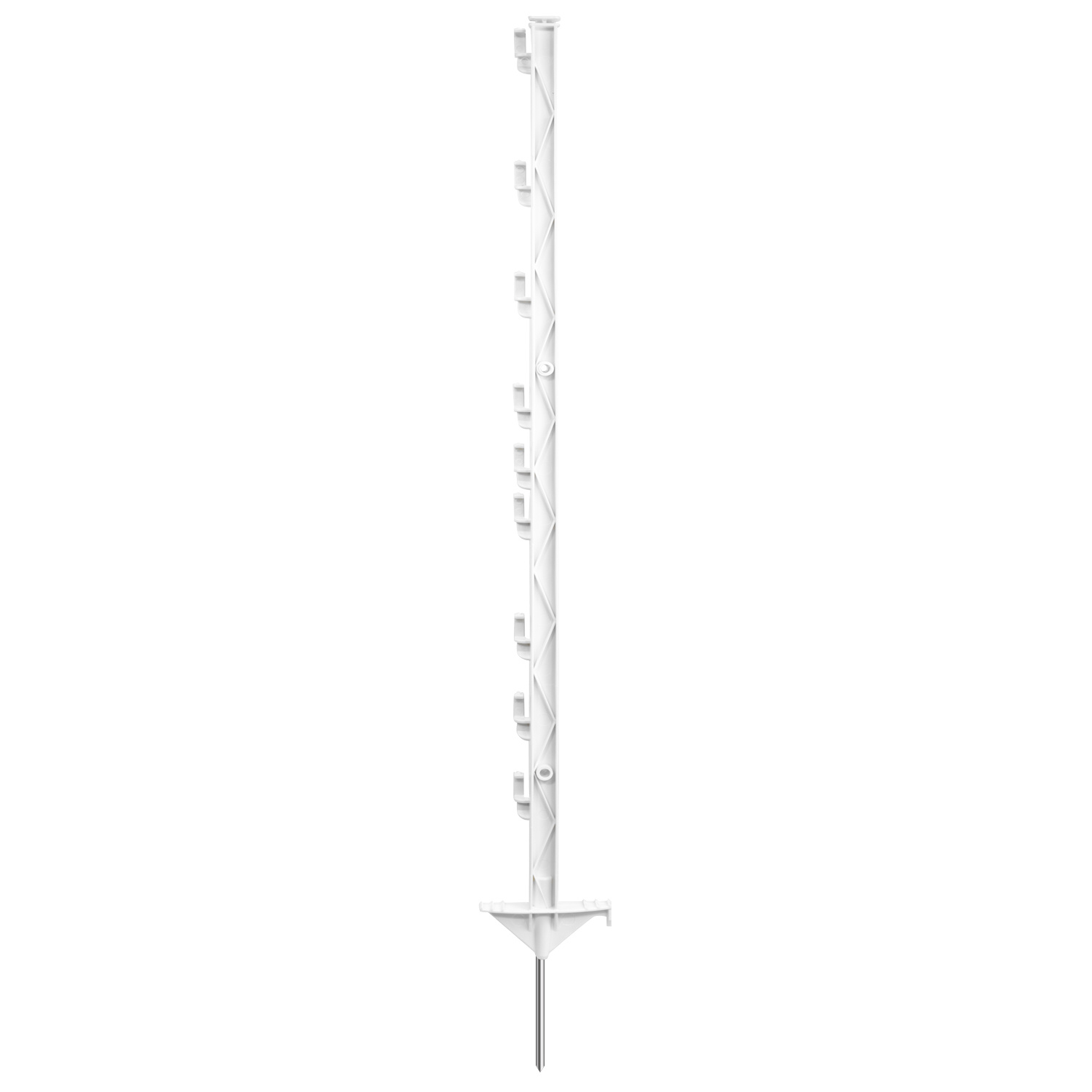 2x10 Gallagher Duopack Mobile Fencing Post 1.0 m - White
