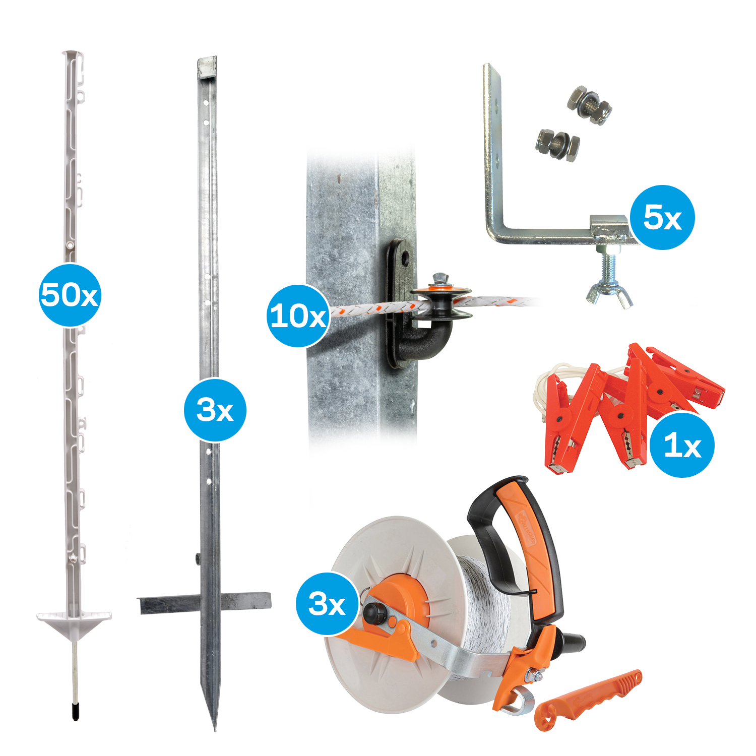 High quality 3 reel fencing system - Gallagher - Electric Fence Online