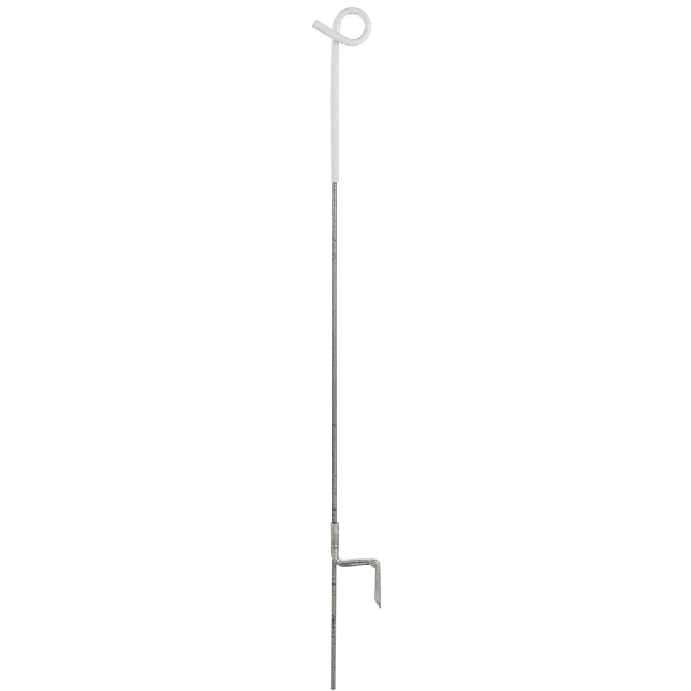 10x Strainrite Gold foot Top Pigtail Metal Post 3ft 5in / 104cm - 7mm