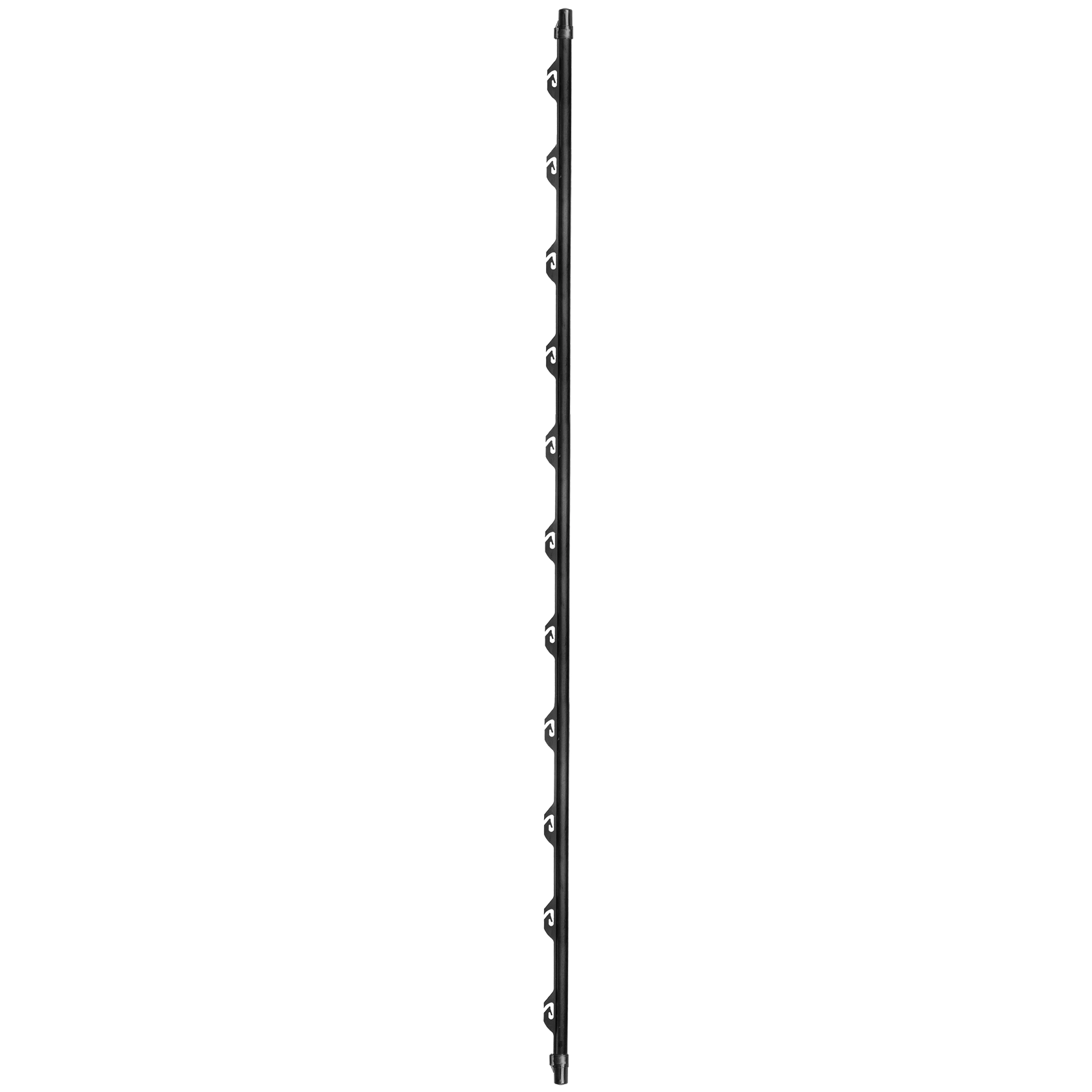 10x Gallagher Garden Fence Posts – 100 cm – Black – For Wooden & Metal