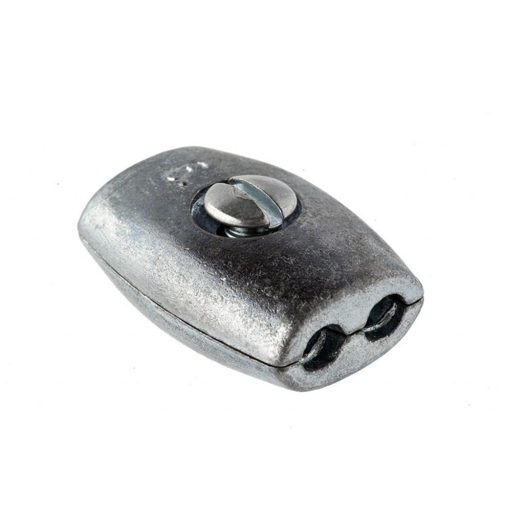10x Pulsara Oval Rope Connectors/Fence Connectors, Galvanised 4-6 mm