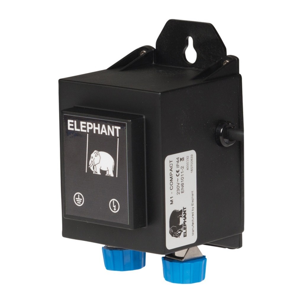 Elephant Compact Mains Electric Fence Energiser M1 (230V)