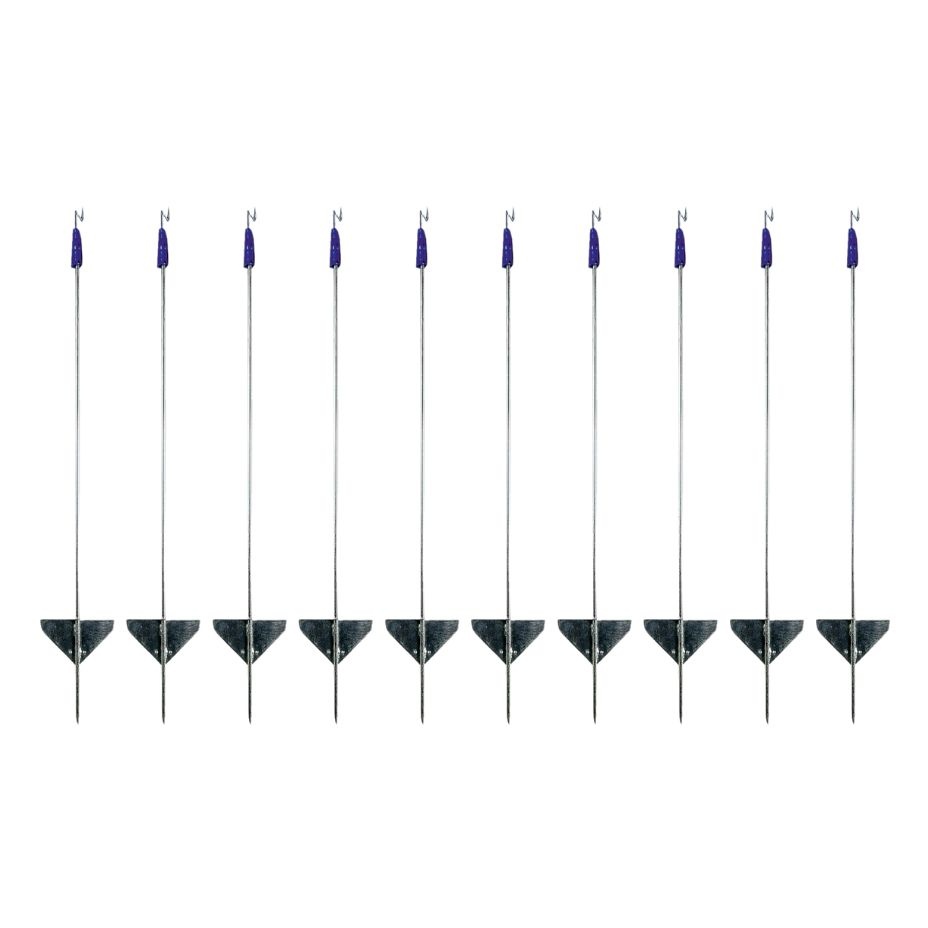 10x Gallagher Spring Steel Pigtail Posts 3ft 7in / 1.10m