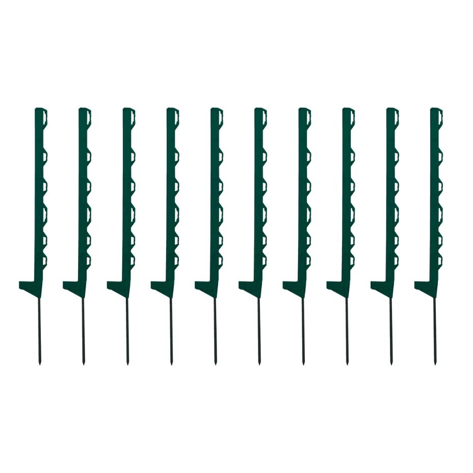 10x Horizont Turbomax® Small Plastic Fence Post– 2ft 7in / 78cm - Gree