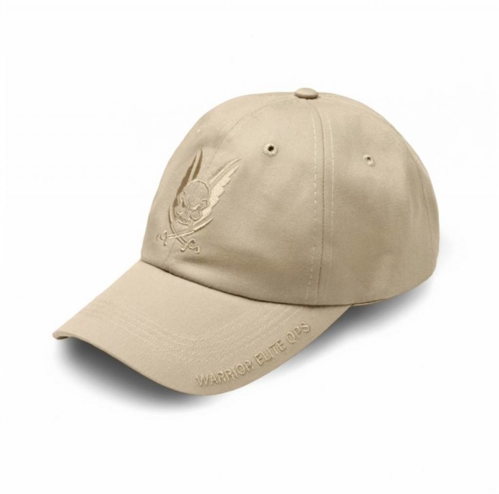 Warrior Logo Cap (Tan Embroidery) - BELGEAR