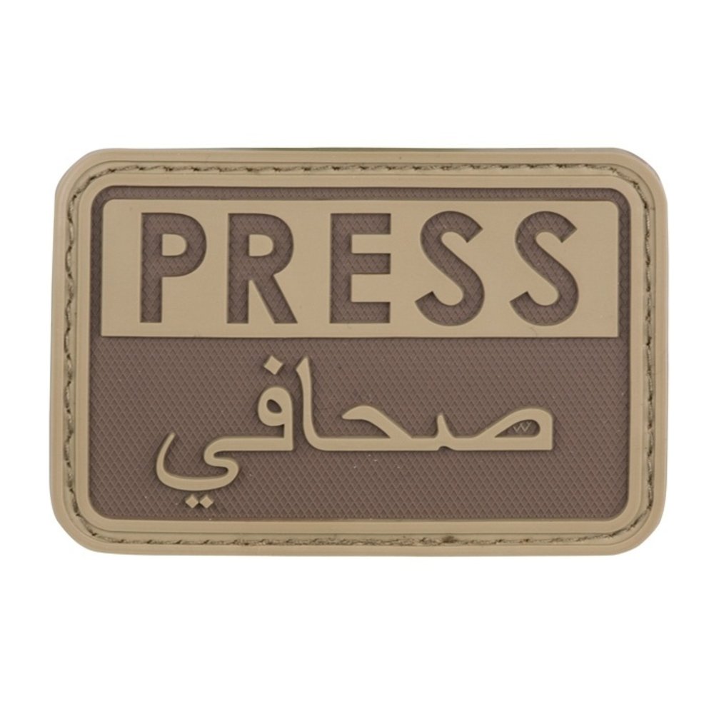 Hazard 4 Press Patch PVC Patch (Coyote). - BELGEAR