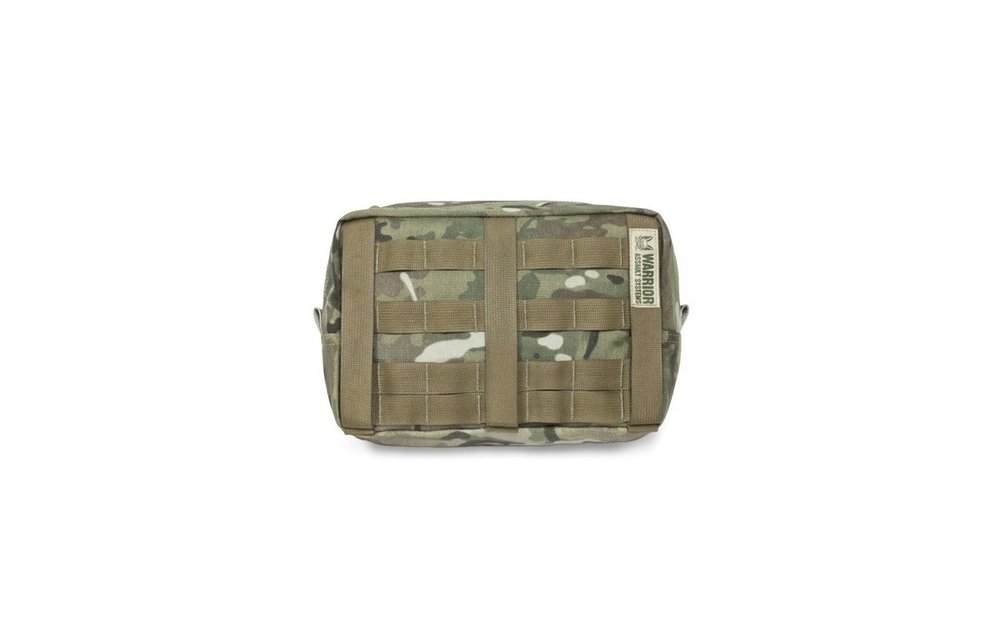 Warrior Assault Systems Large Horizontal MOLLE Pouch Zipped (Multicam) - BELGEAR