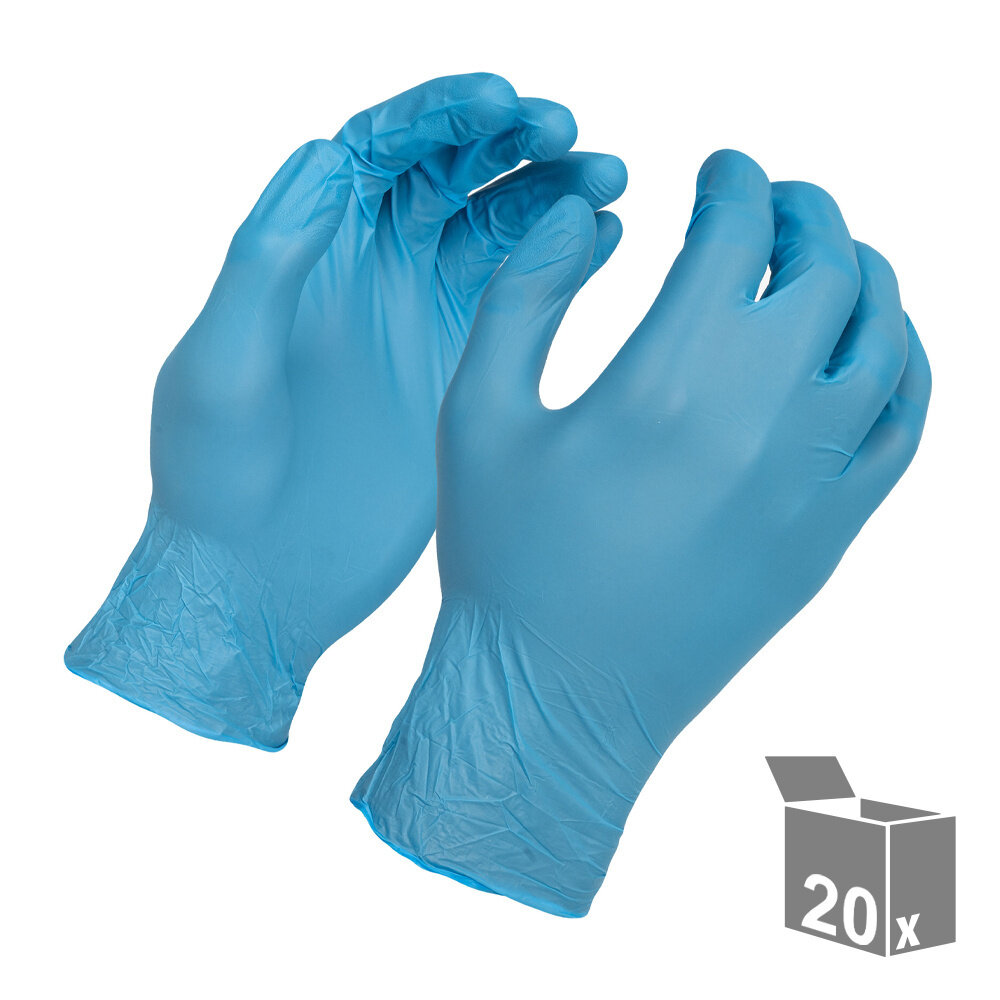 Rhino Rescue Disposable Gloves 20pcs (Powder & Latex Free). - BELGEAR