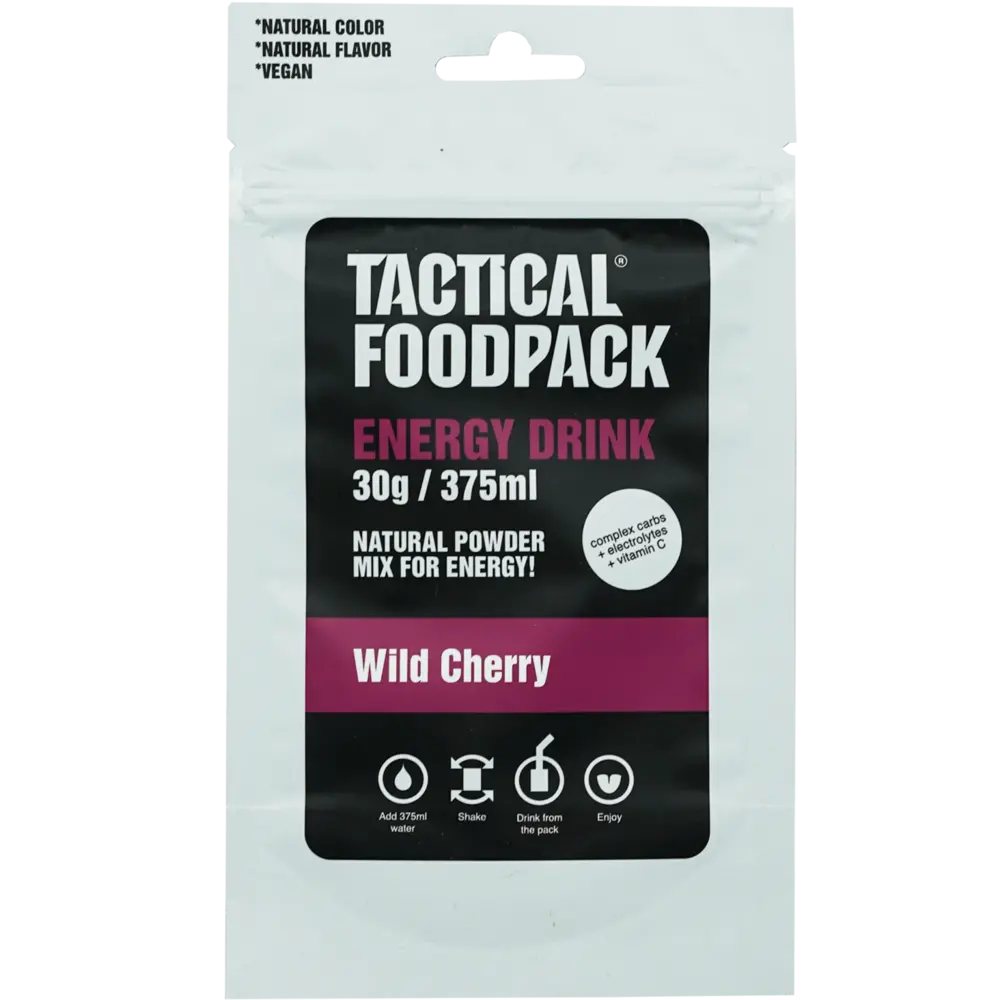 Tactical Foodpack Energy Drink Wild Cherry 30g. - BELGEAR