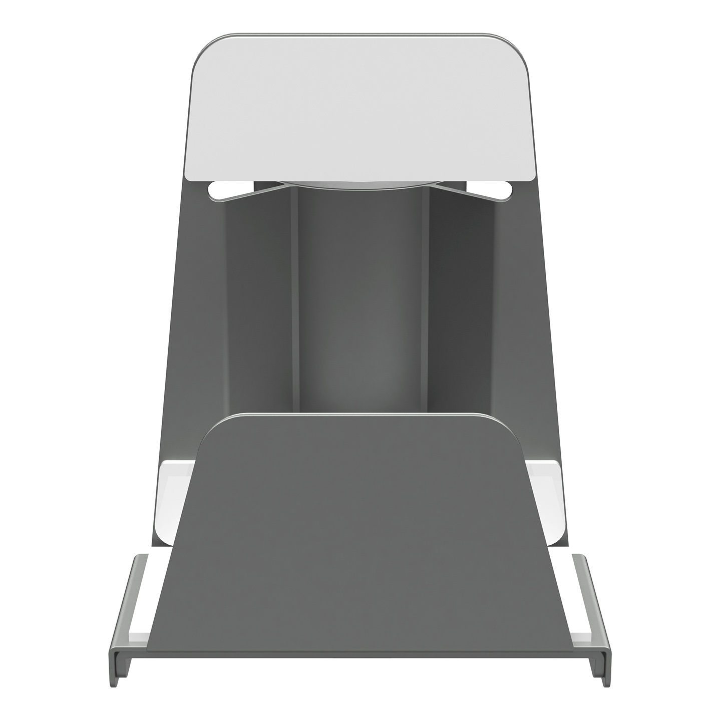 Viewmate Thin Client Houder 422 Zilvergrijs - Monitorbeugelexpert.nl