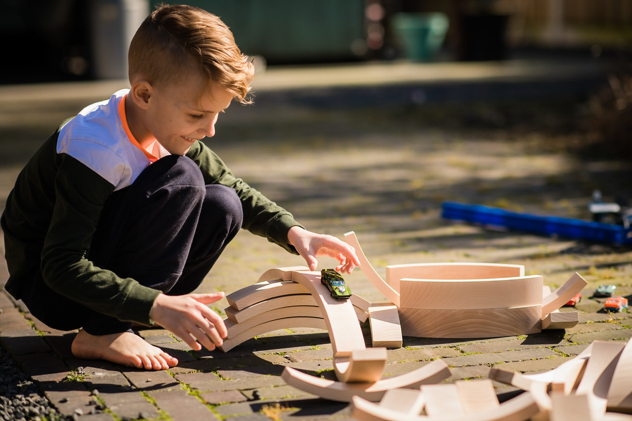 Abel Wooden Toys | Abel Blocks - 12 blokken | OpzijnPlek
