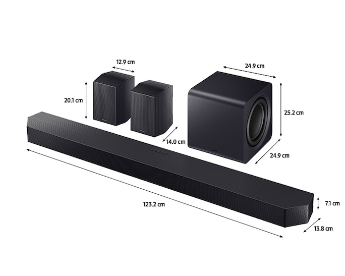Samsung HWQ990FXN Soundbar Zwart - Audiomix