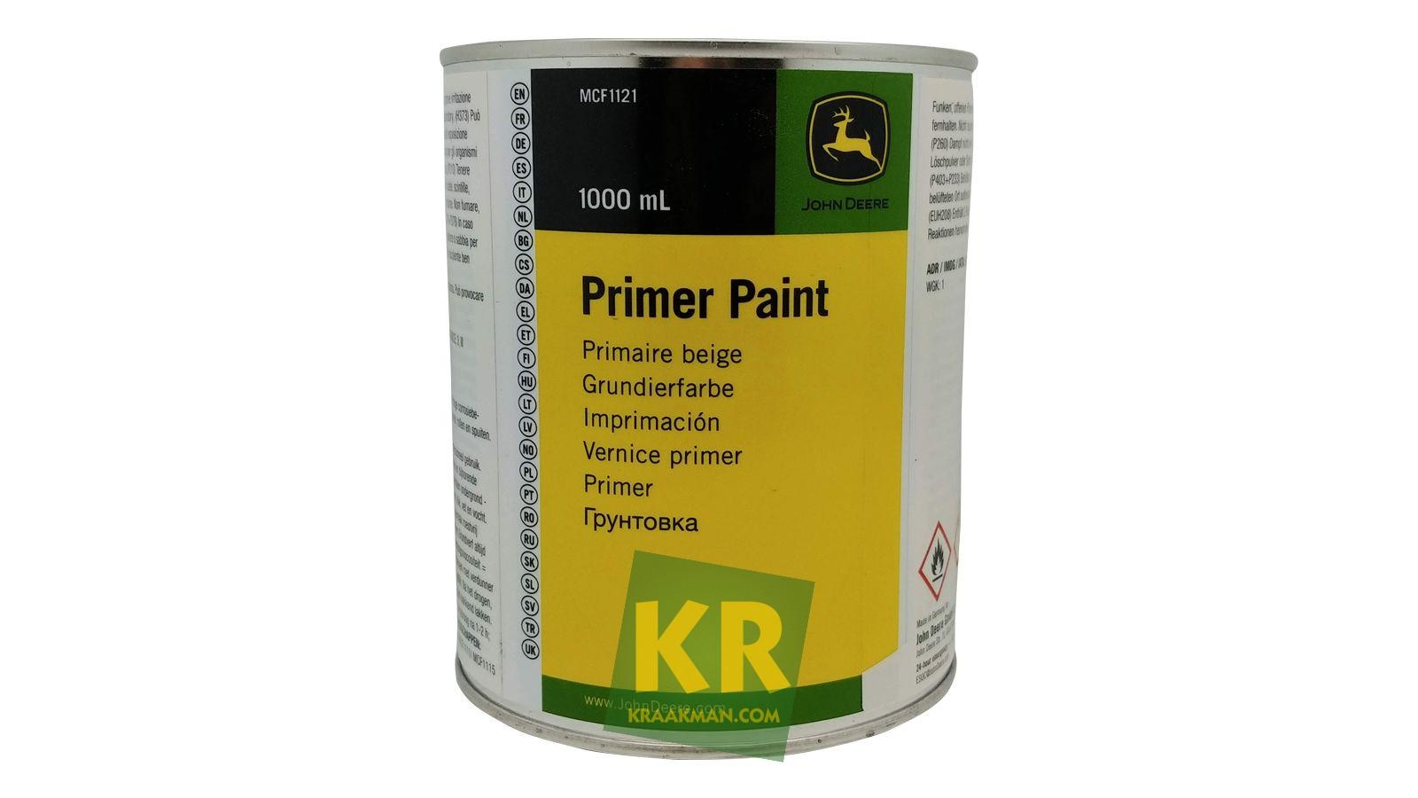 John Deere MCF1121 VERF JOHN DEERE PRIMER BLIK 1 LT. - Kraakman parts ...