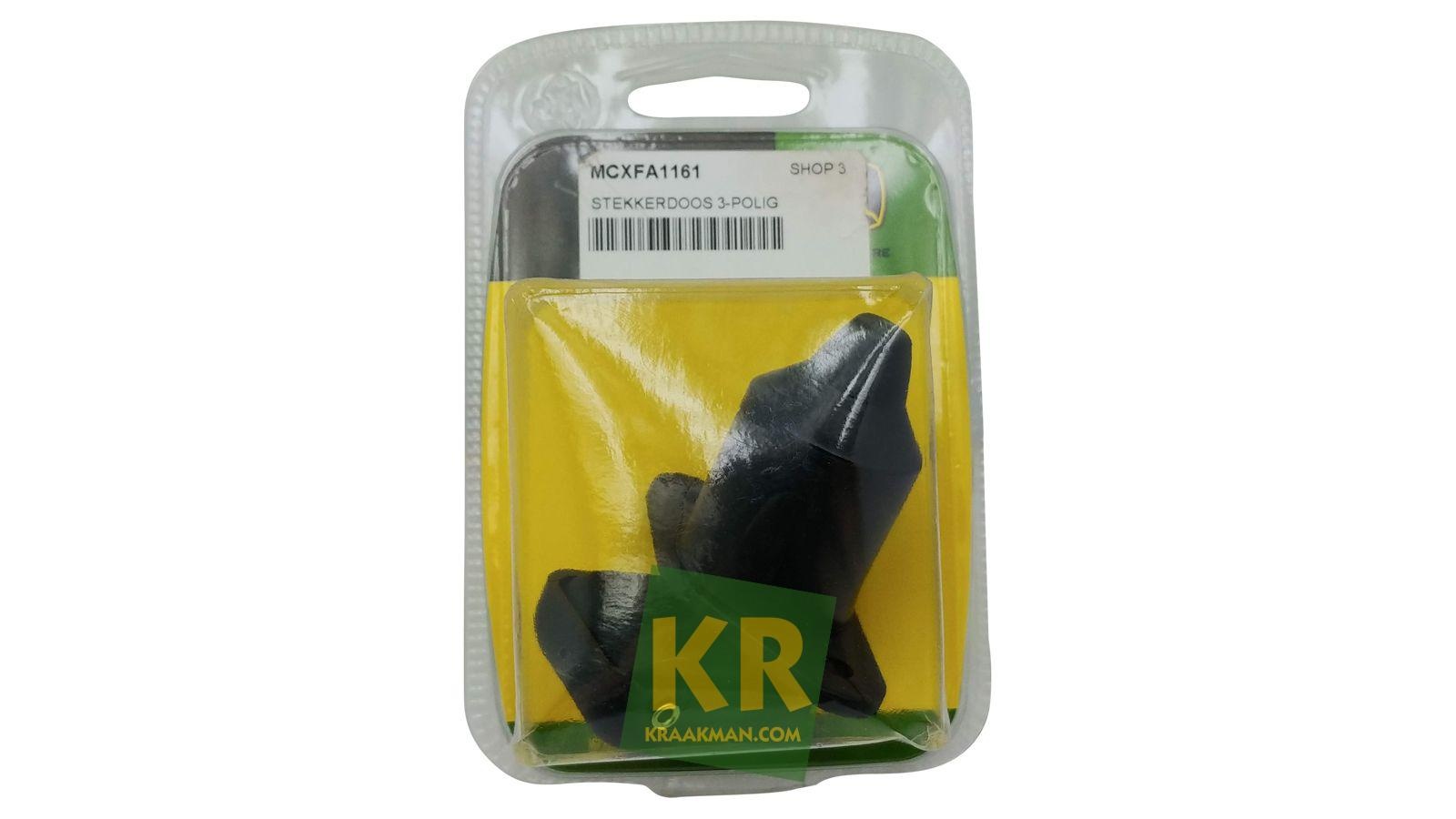 John Deere MCXFA1161 SOCKET SOCKET 3-POLIG - Kraakman parts - Kraakman ...