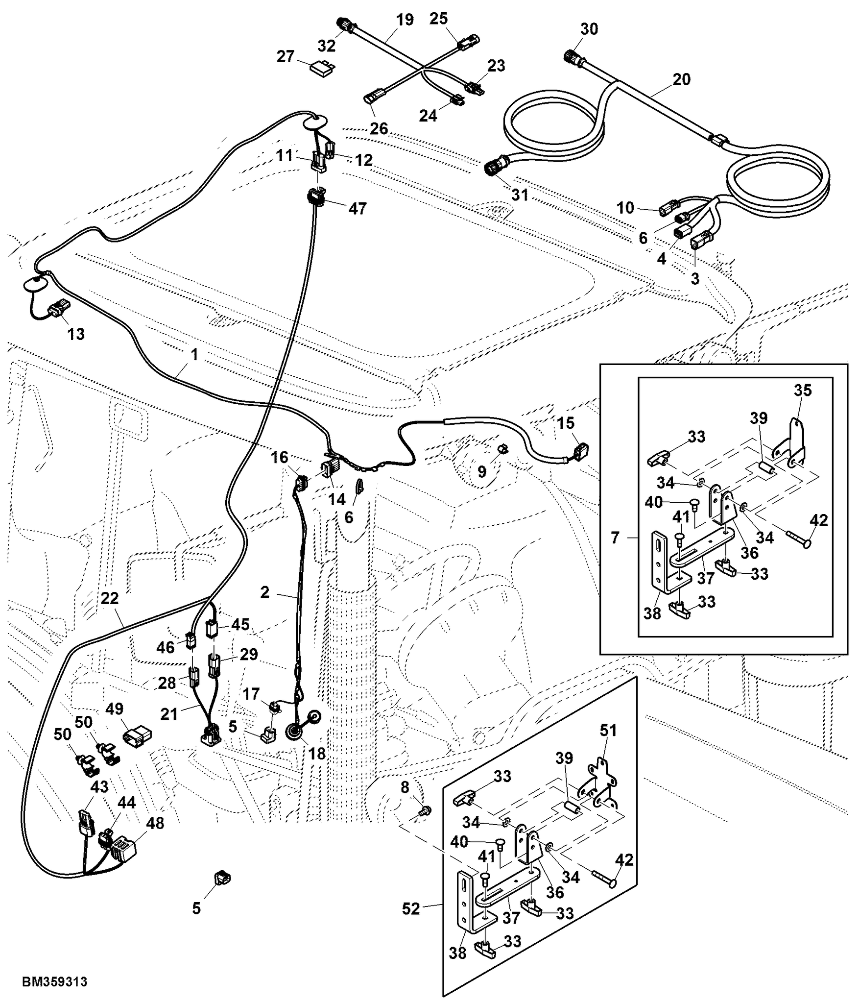 John Deere KABELBAUM - Kraakman Parts