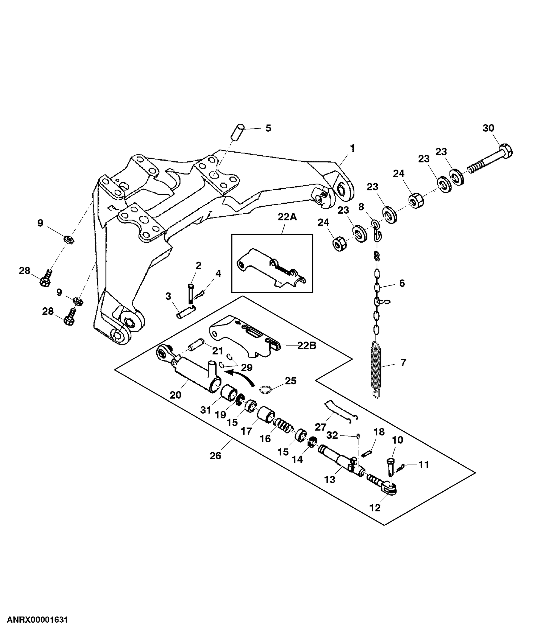 John Deere L102196 RING - Kraakman parts - Kraakman Parts