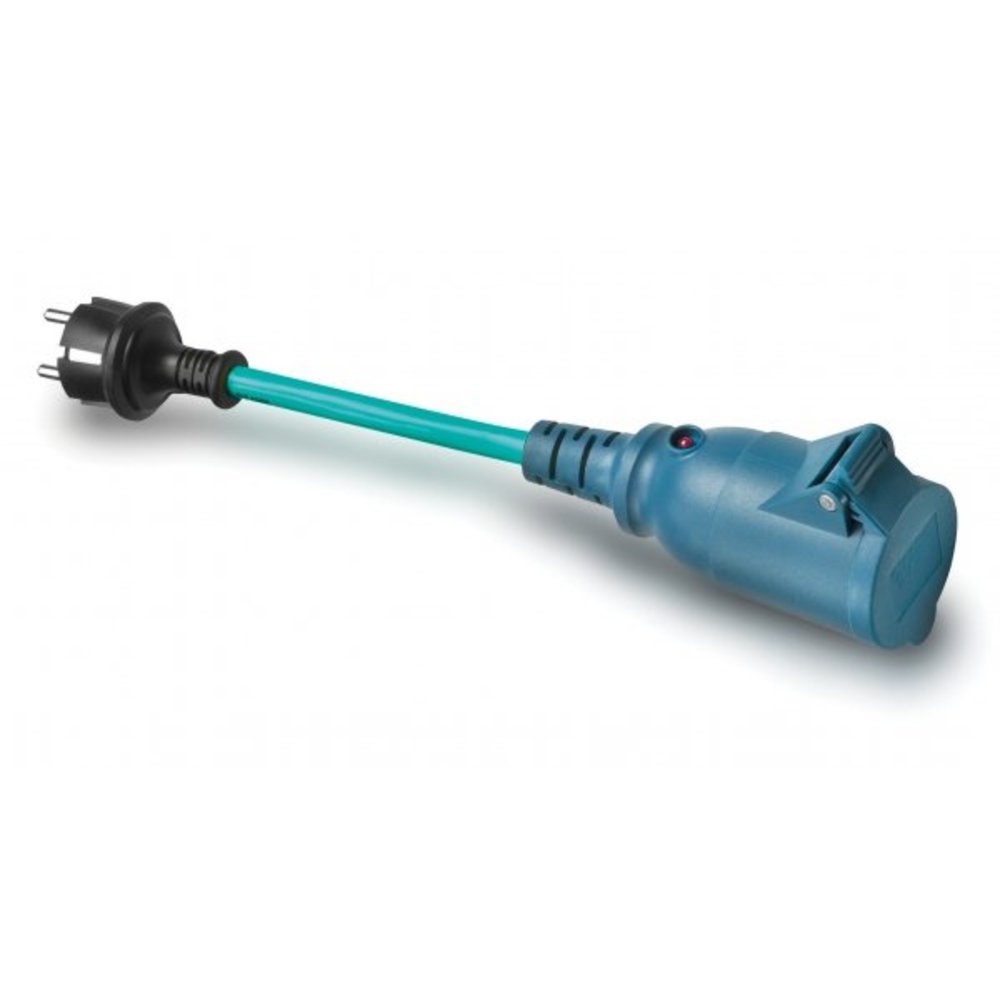 Verloopstekker, CEE naar CEE stekker met spanningsindicatie