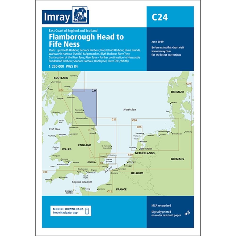 Chart C24 Flamborough Head to Fife Ness