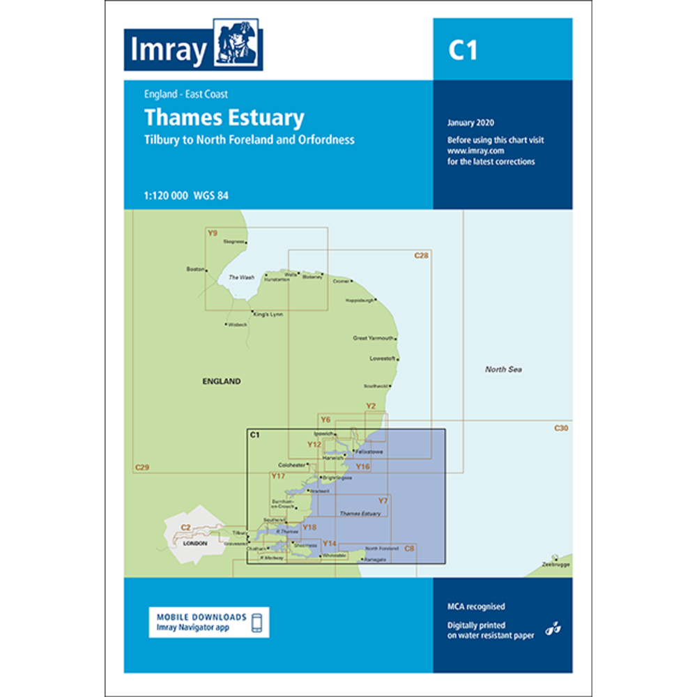 C1 Thames Estuary Tilbury to North Foreland and Orfordness
