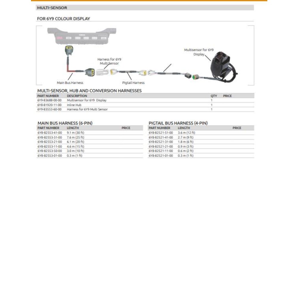 Multi Sensor For 6Y9 Colour Display