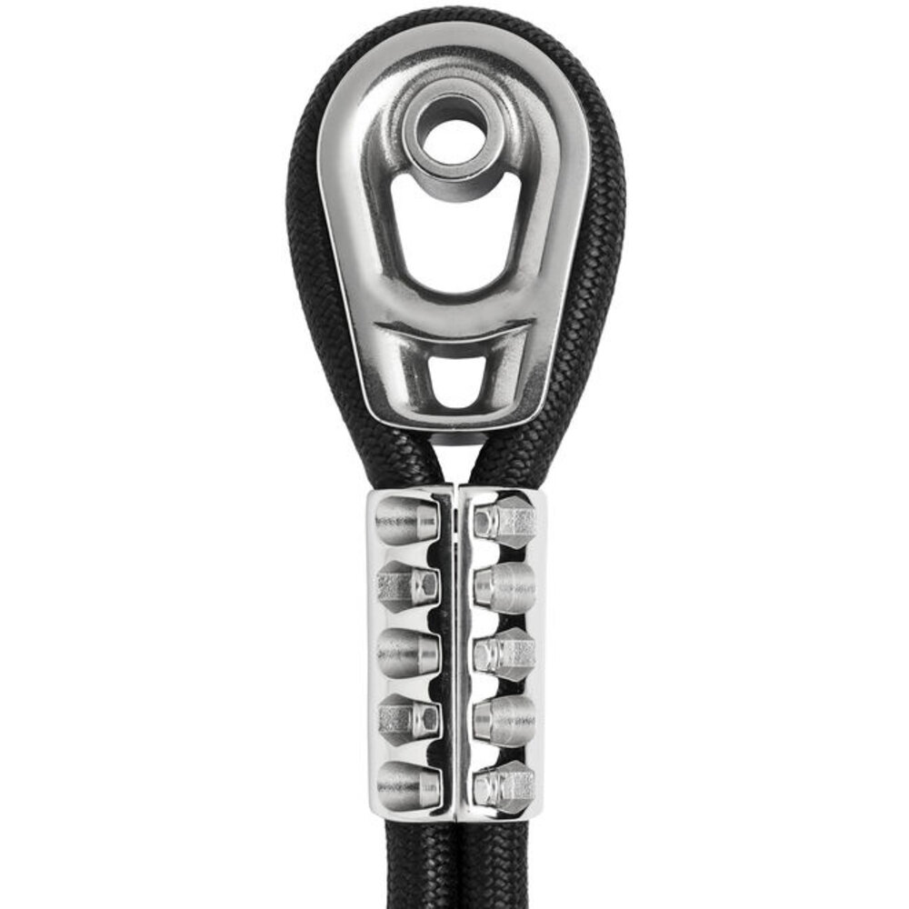 Klem voor anti-torsie lijn RVS