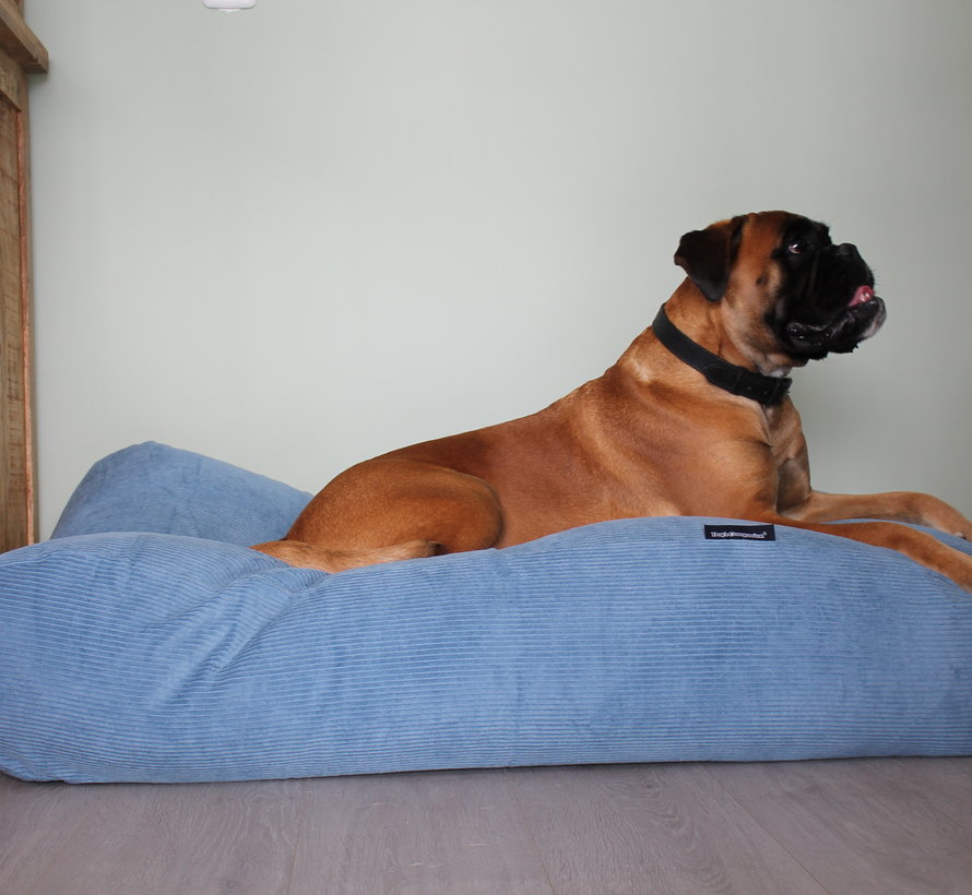 Dog bed light blue corduroy - Dog beds by Dog's Companion®