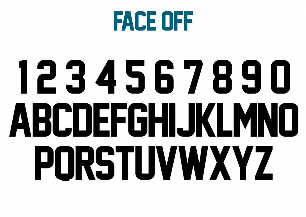 Fonts Face Off Font - Personal Sportswear