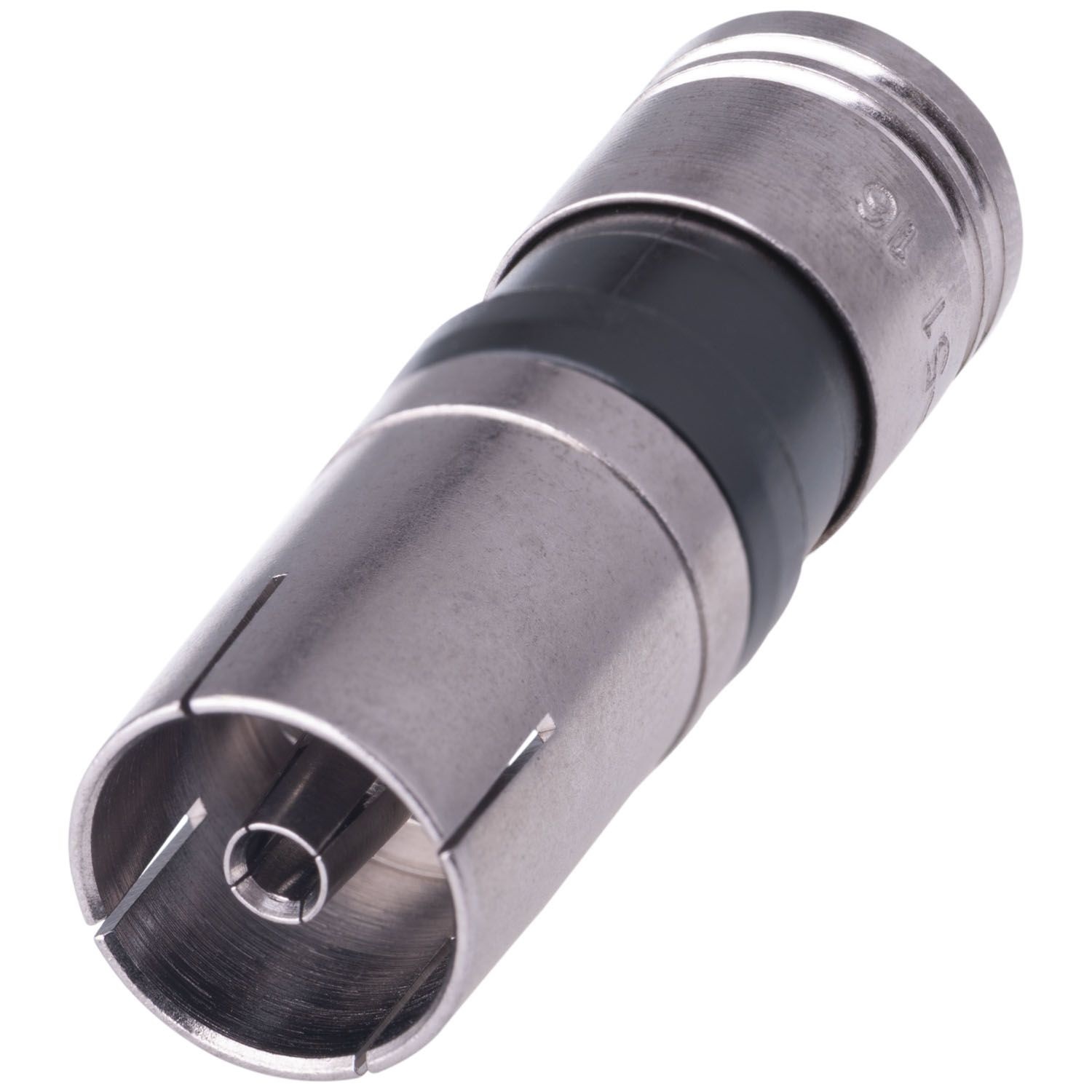PPC female IEC compressie connector - Satelliet winkel CardWriter